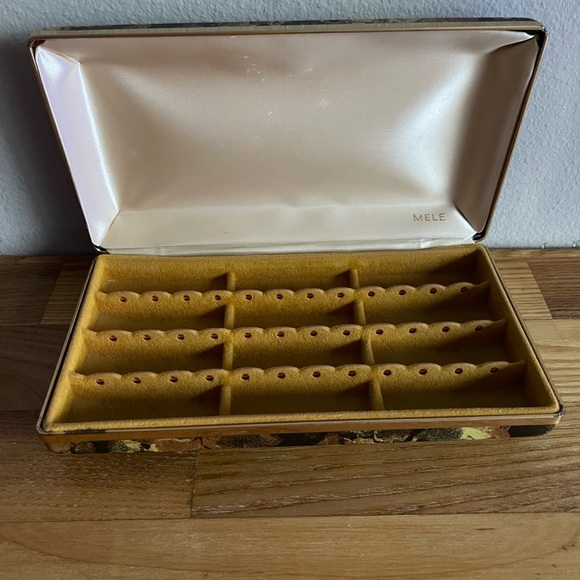 Jewelry | Vintage Mele Earring Holder Mustard Yellow | Poshmark